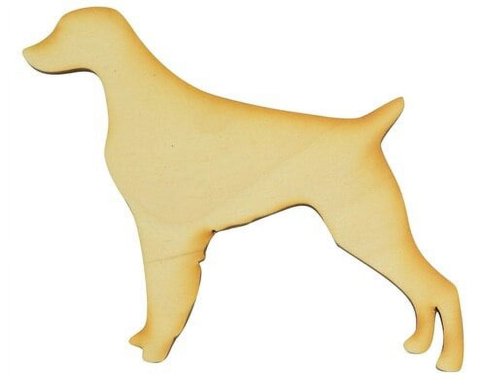 Package of 1, Large 18" X 14. 75" X 1/4" Standing Brittany Spaniel Wood ...