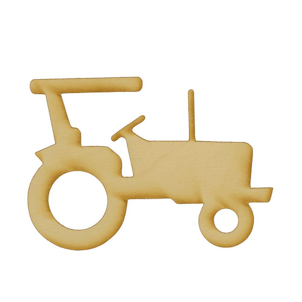 Package of 1, Large 18" x 12.75" x 0.125" Baltic Birch Plywood Tractor ...