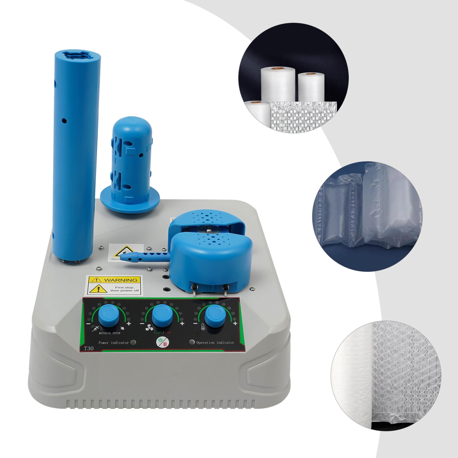 Packaging Air Pillow maker Cushion Bubble Machine filling packaging ...