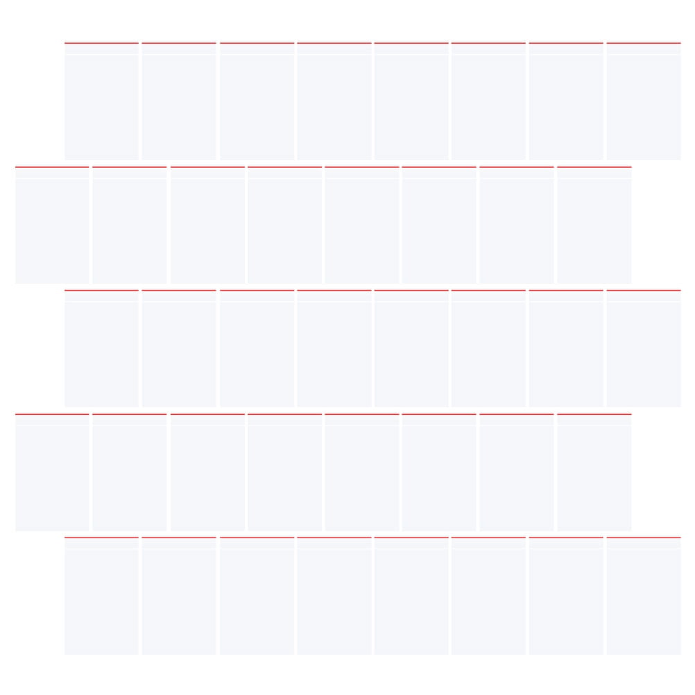 Packaging Bags 100 Pcs Nut Transparent Sweets Cookie Food Closure ...