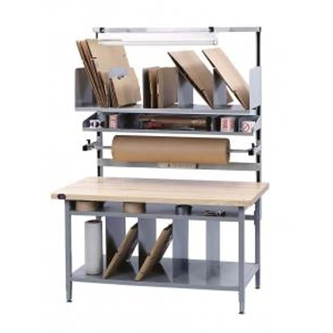 Packaging Bench Dividers, Mounts To PBCS1260, Light Gray Frame - 4 x 12 ...