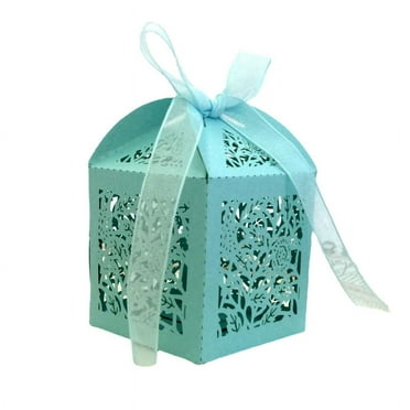 20 Boxes Candy Box Party Favor with Round Handle 4.5 x 3 x 2.5" Inch in ...