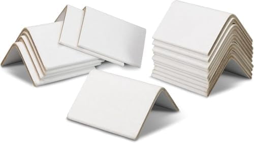 Packaging Cardboard Edge Protectors 2" x 2" x 3" - Pack of 1,000, White ...