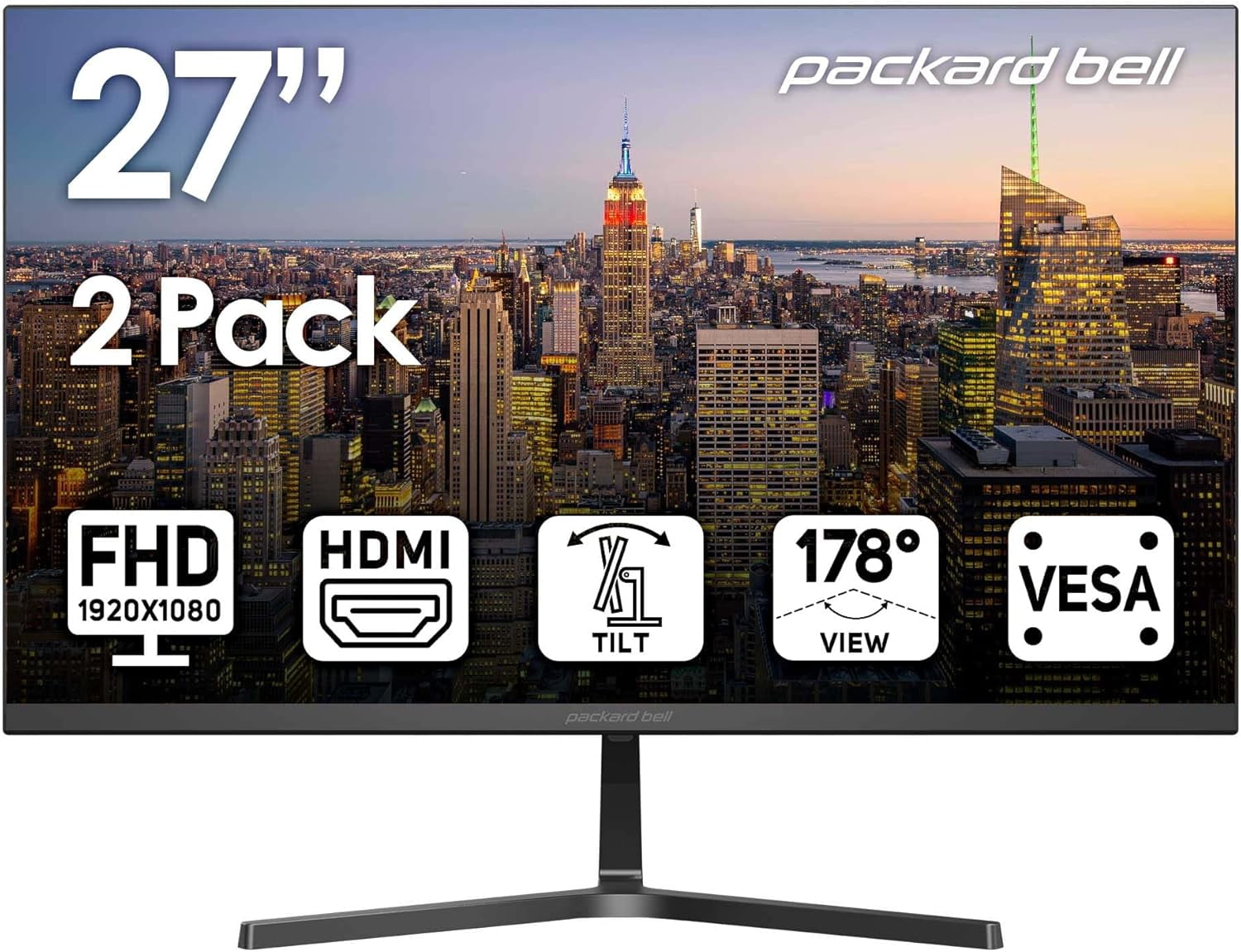 Packard Bell airFrame 27 Inch Monitor FHD 1920 x 1080 for Computer ...