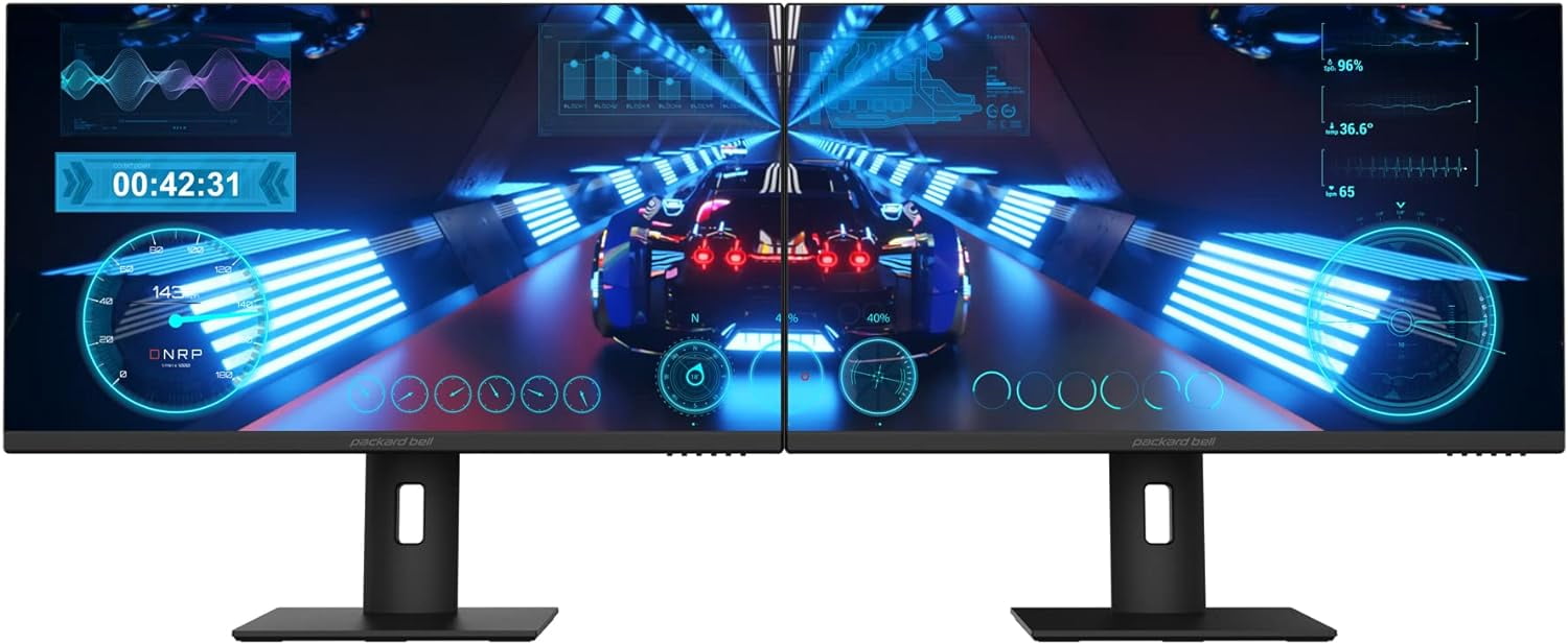 Packard Bell 28 Inch 4K Gaming Monitor 3840 x 2160 144Hz 1MS Response ...