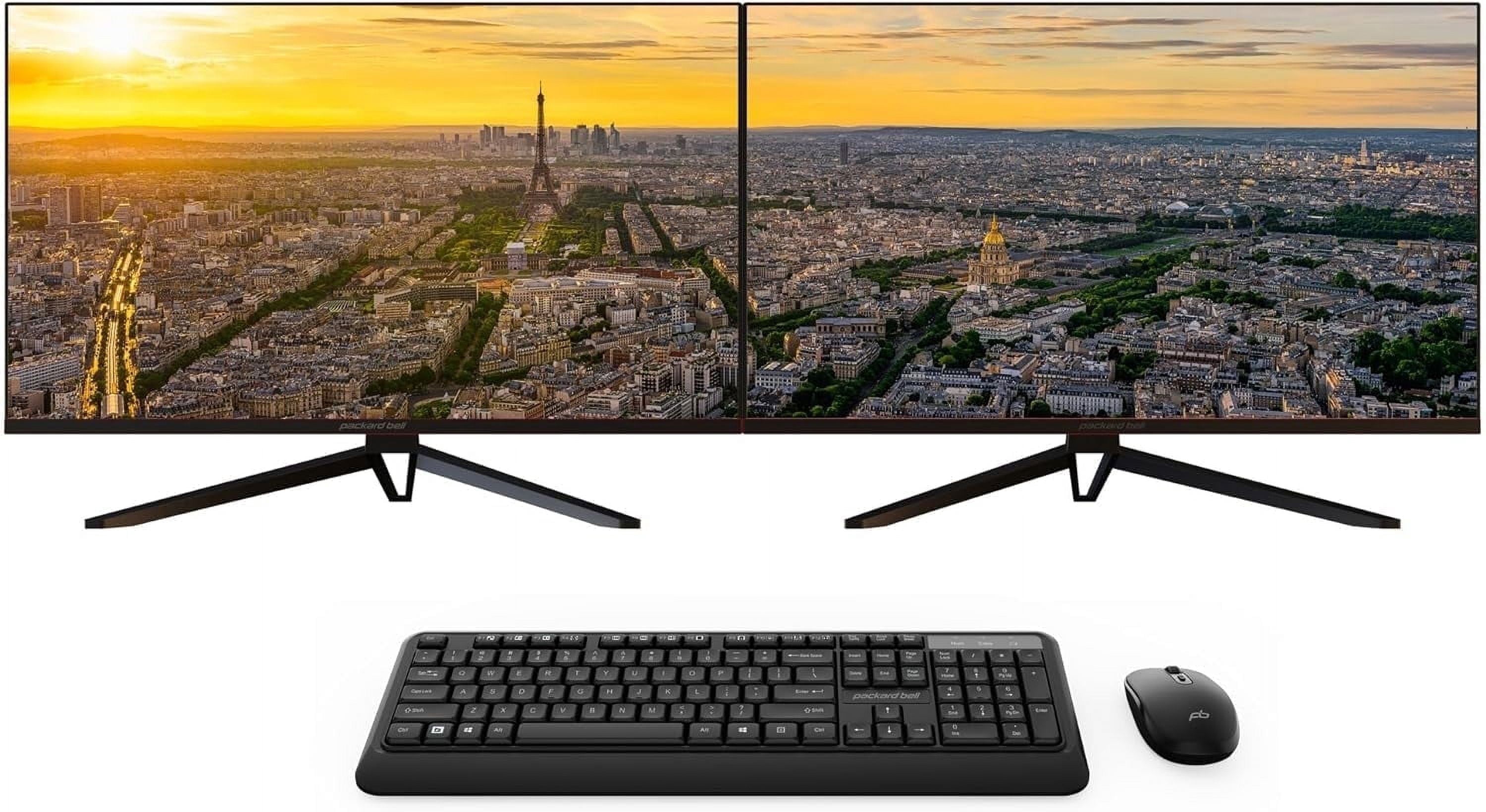 Packard Bell 32" FHD Monitor – 2 Pack w/ Keyboard & Mouse, HDMI/VGA ...