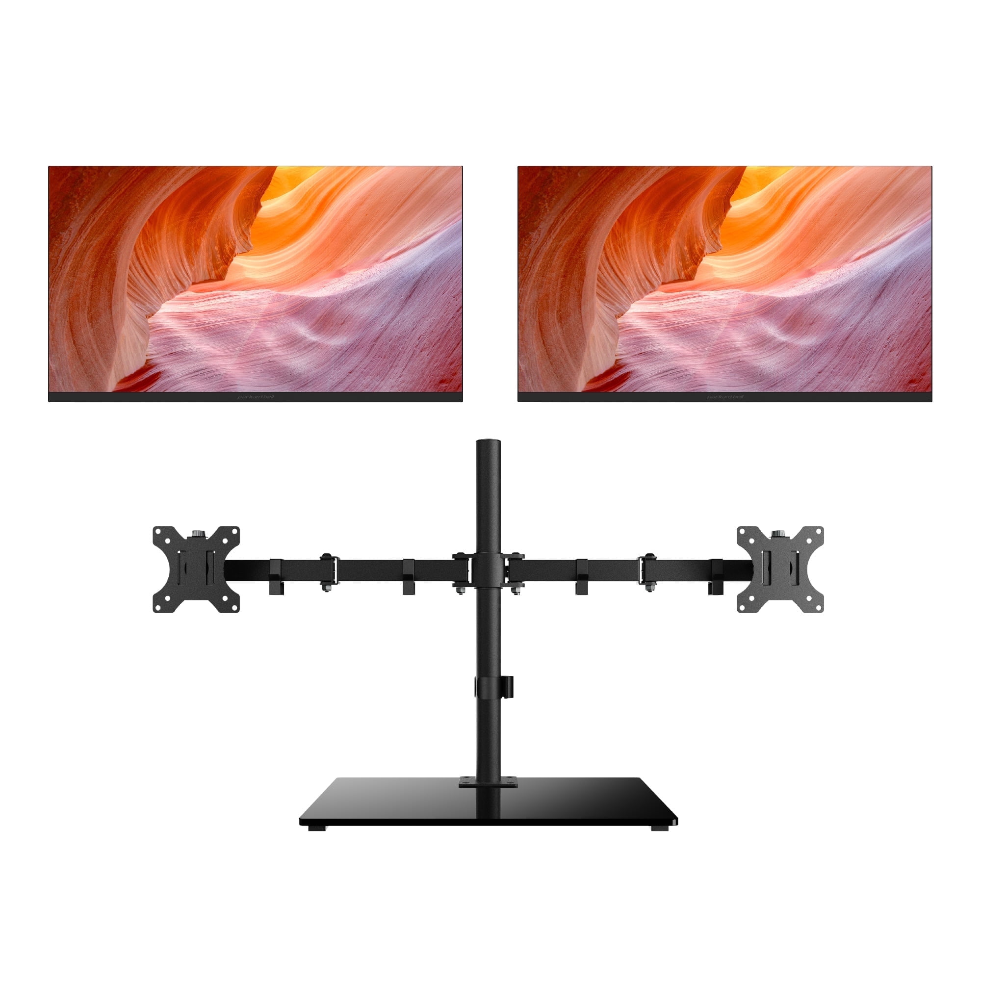 Packard Bell airFrame Workstation – 2× 21" FHD Monitors + VESA Mount ...