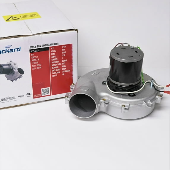 Packard Induced Draft Furnace Blower,230V 66254 - Walmart.com