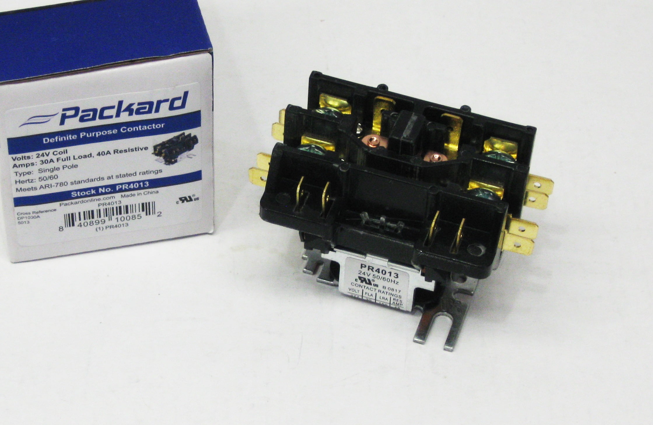 Packard PR4013 DP Contactor 30 Amps, 1 Pole, 24V Coil - Walmart.com