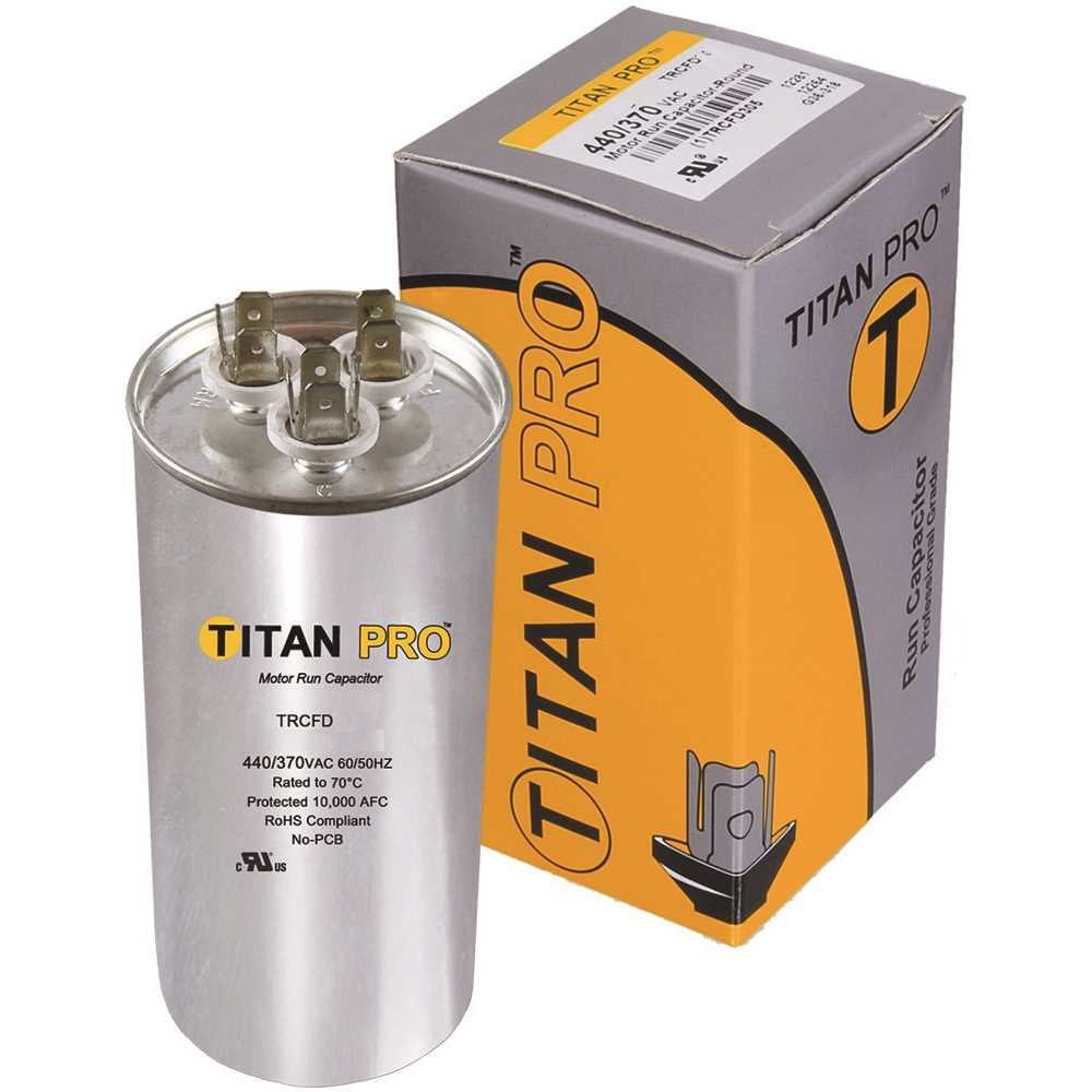 Packard TRCFD255 25/5 MFD Round Dual Capacitor - Walmart Business Supplies