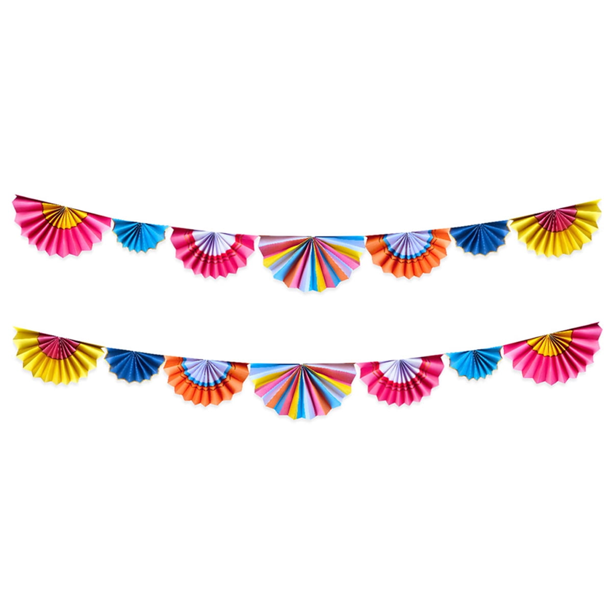 Packed Party "Biggest Fan" Paper Fan Garland 2 Pack - Walmart.com
