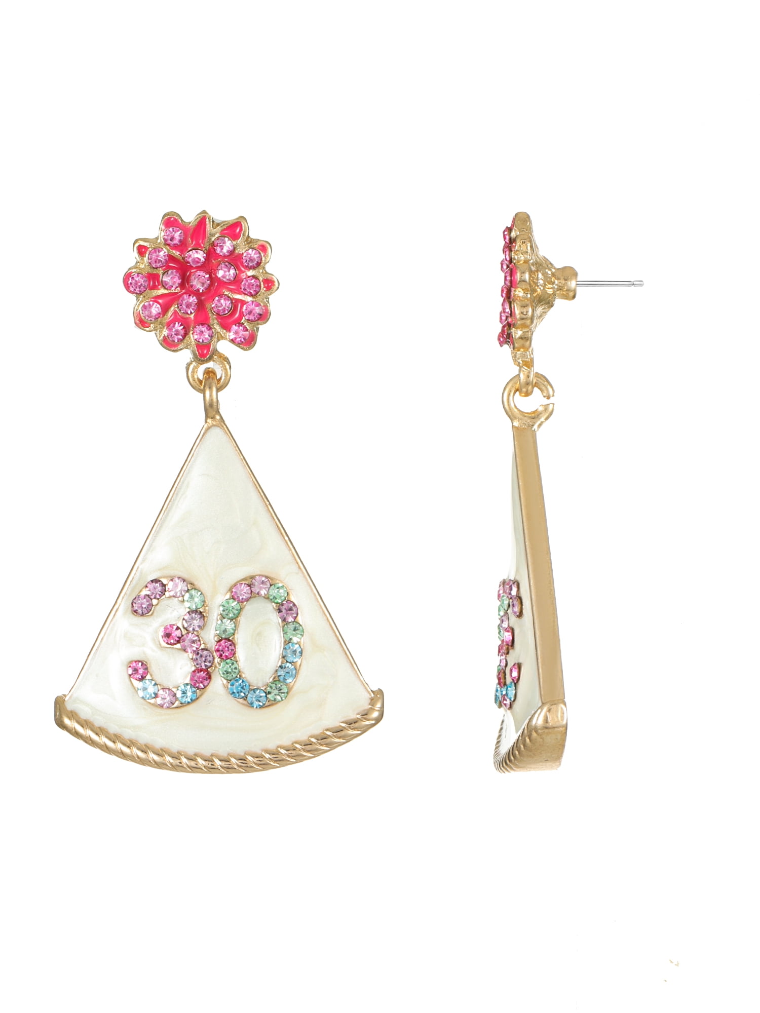 Packed Party Happy 30th Party Hat Earrings, 1 Pair - Walmart.com