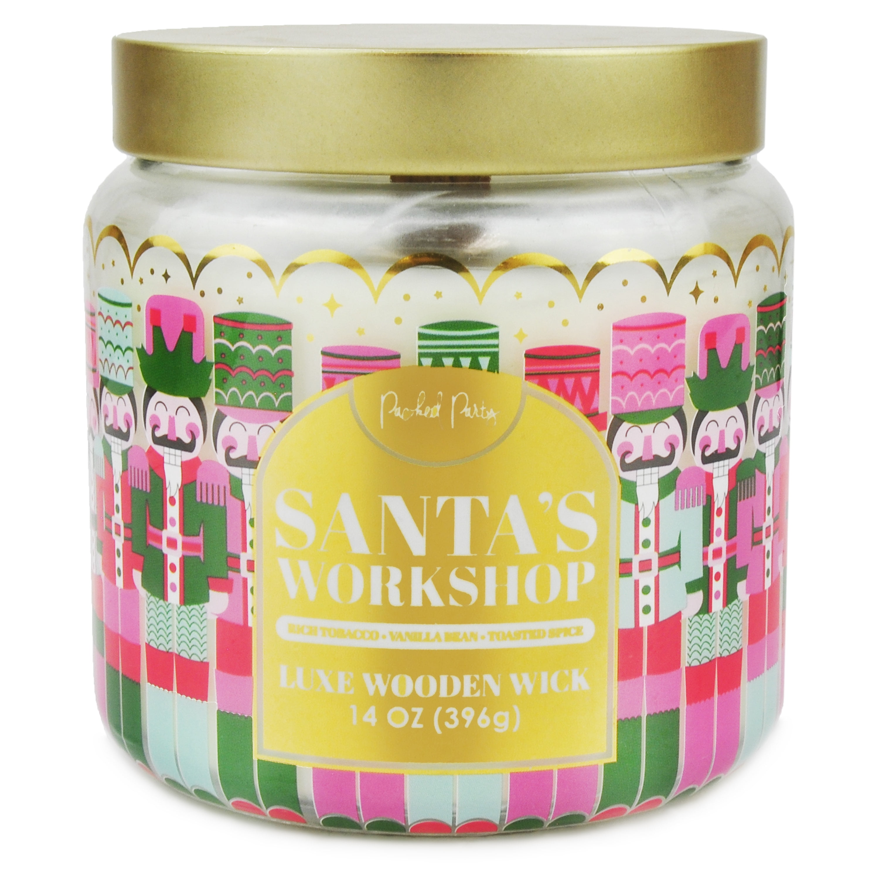 Packed Party Holiday Hustle Candle - 14-Ounce Wood Wick - Walmart.com