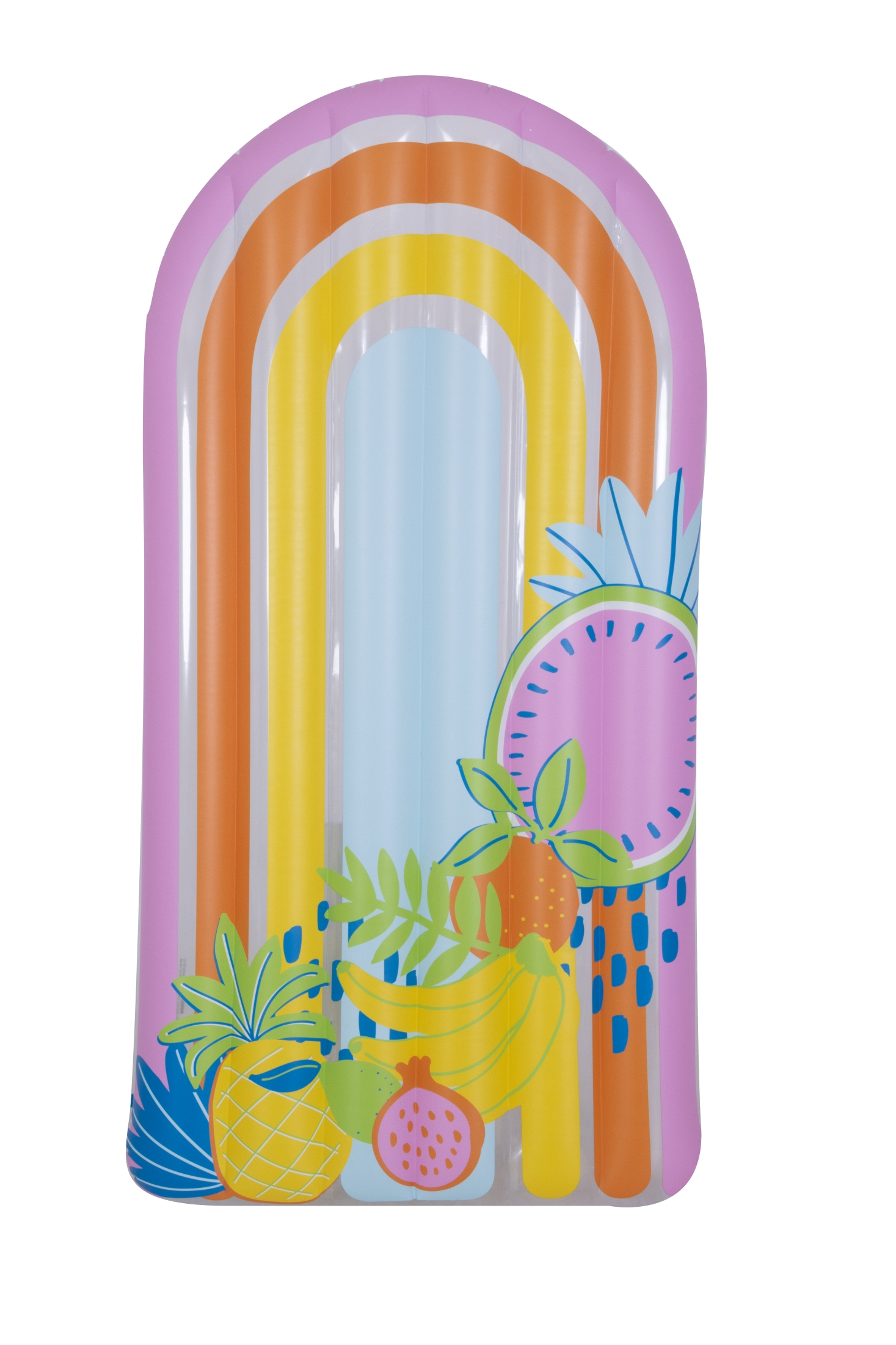 Packed Party Multi-Color Inflatable Fruit Pool Lounger for Ages 14 ...