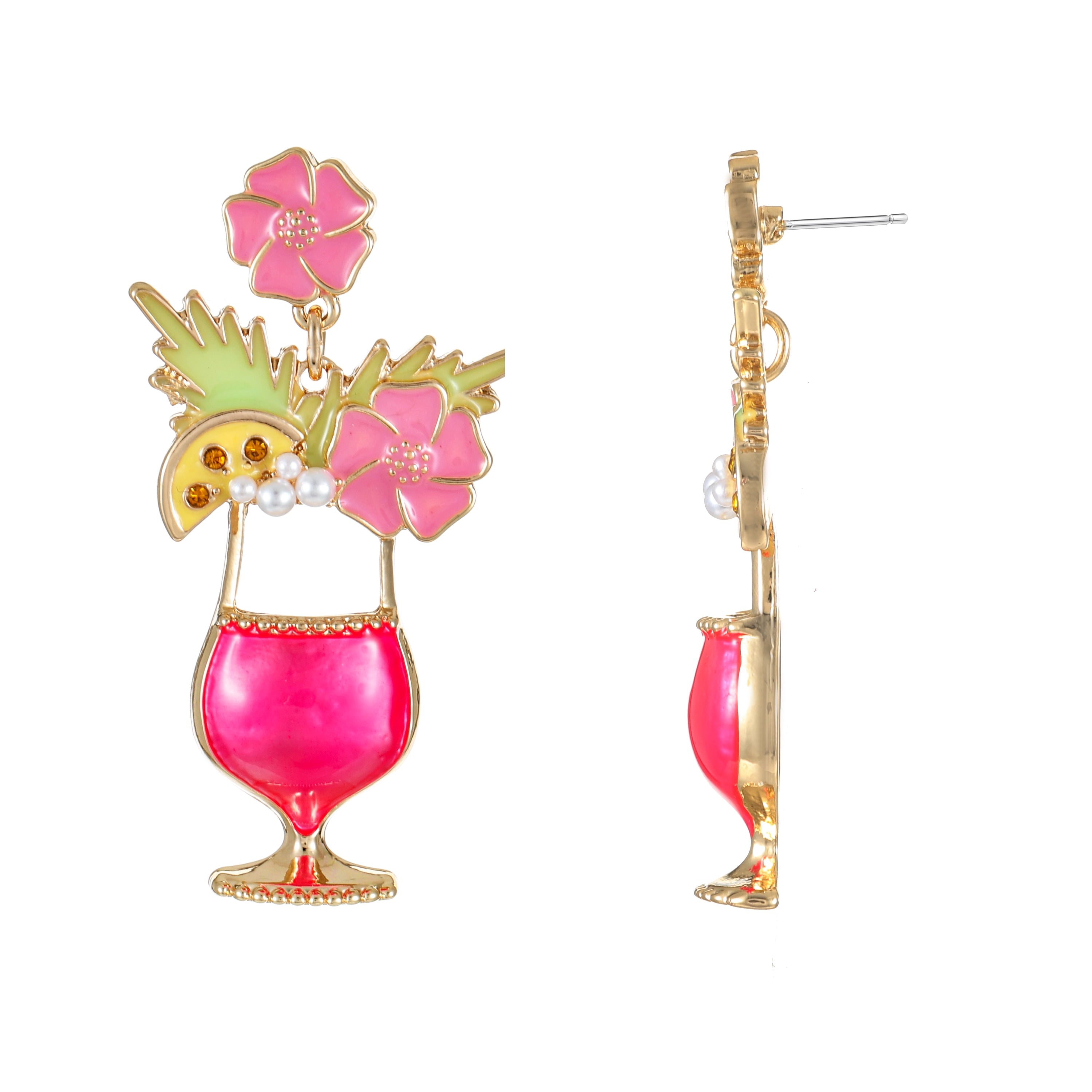 Packed Party Sipping Pretty Cocktail Earrings, 1 Pair - Walmart.com