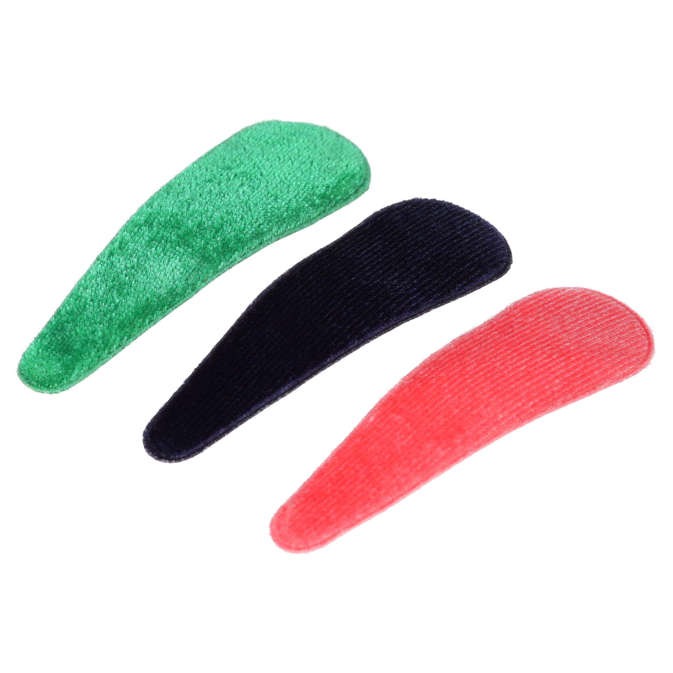 Packed Party “Snapped Together” Multicolor Large Velvet Hair Snap Clips ...