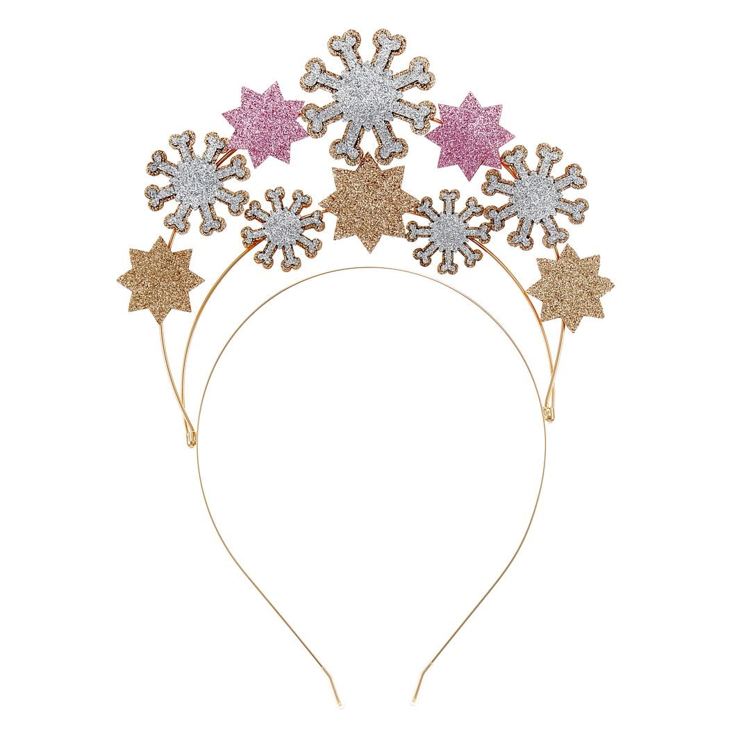 Packed Party Sprinkled-with-Snow Head Bopper Headband - Walmart.com
