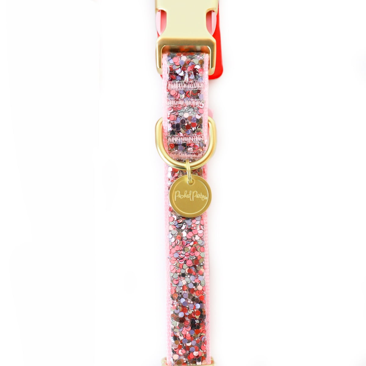 Packed Party, Valentine's Day, Pink Confetti, Dog Collar, Medium, 14-20 ...
