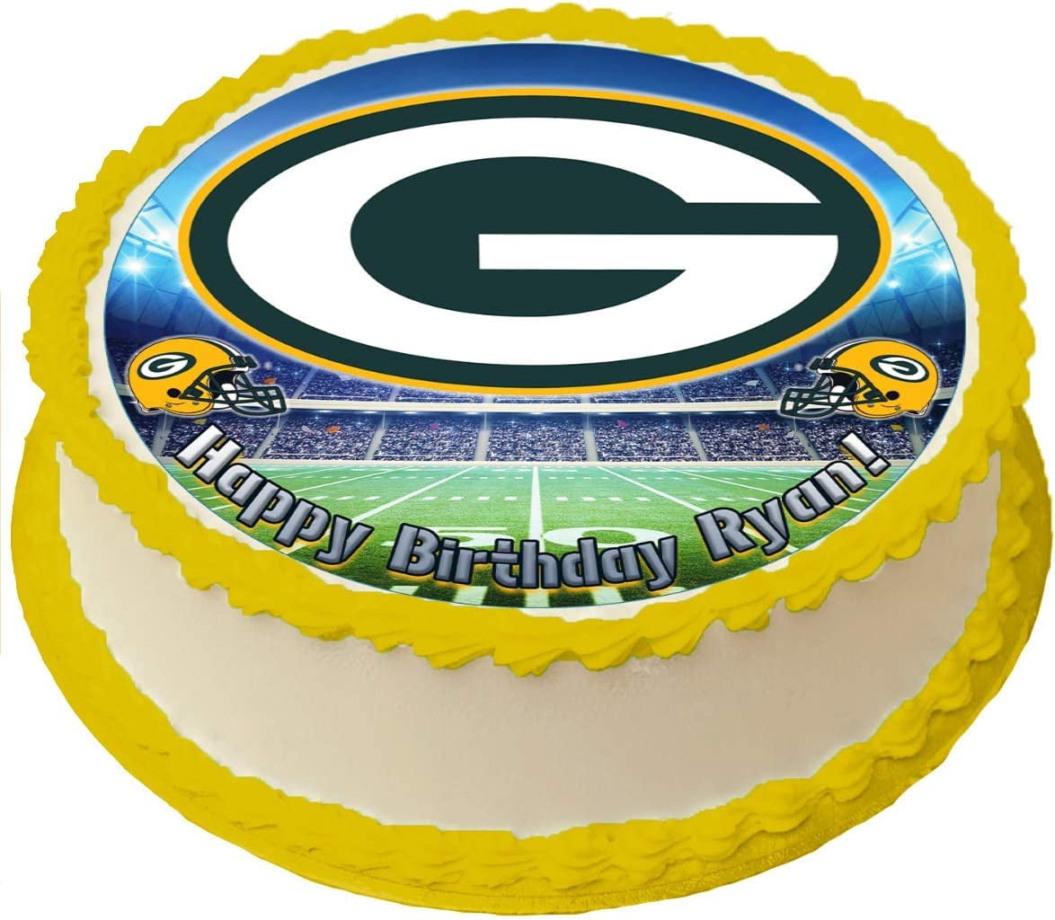 Packers Cake Topper 8 Inches Round Birthday Cake Topper - Walmart.com