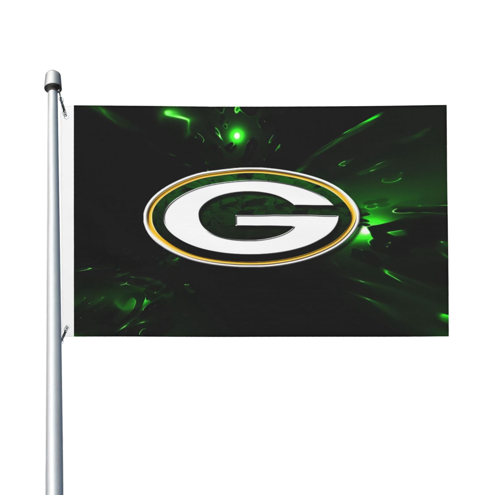 Packers Flag 3x5FT Outdoor Double Sided Heavy Duty Polyester Flags Long ...