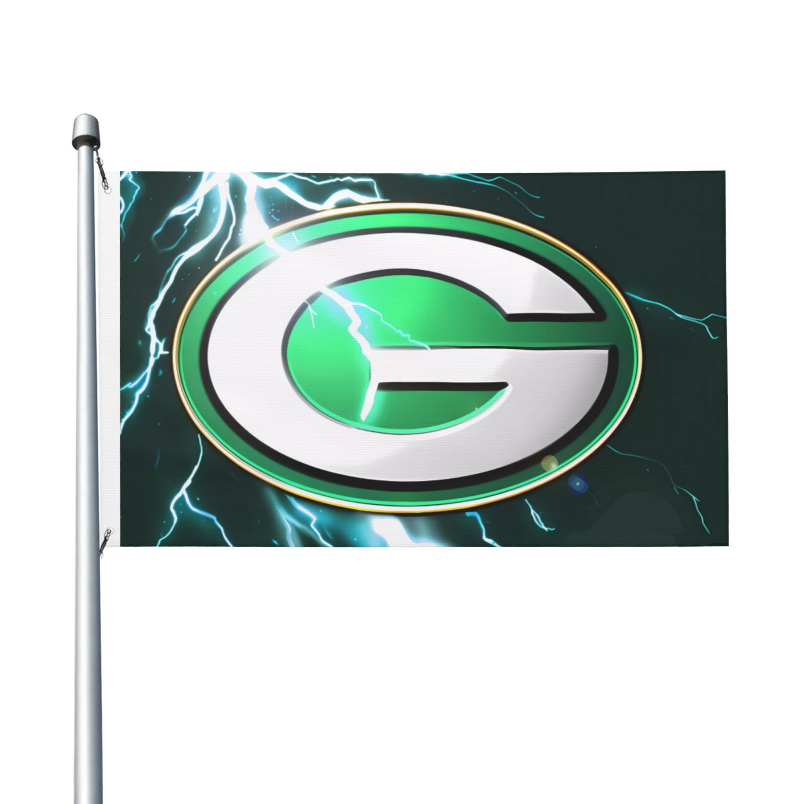 Packers Flag 3x5FT Outdoor Double Sided Heavy Duty Polyester Flags Long ...