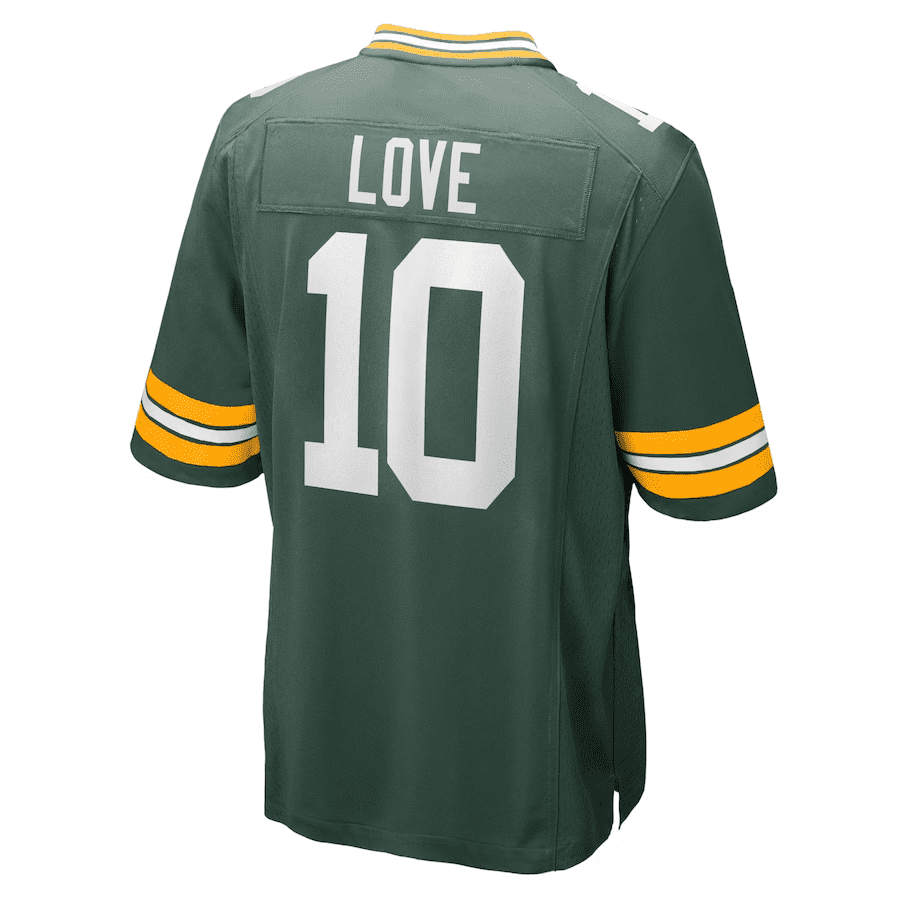 Packers Football Shirt Jordan Love#10 Sports Team Game Fans For Youth ...