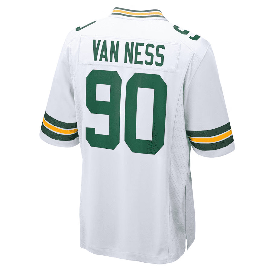 Packers Football Shirt Lukas Van Ness#90 Sports Team Game Fans Aldult ...