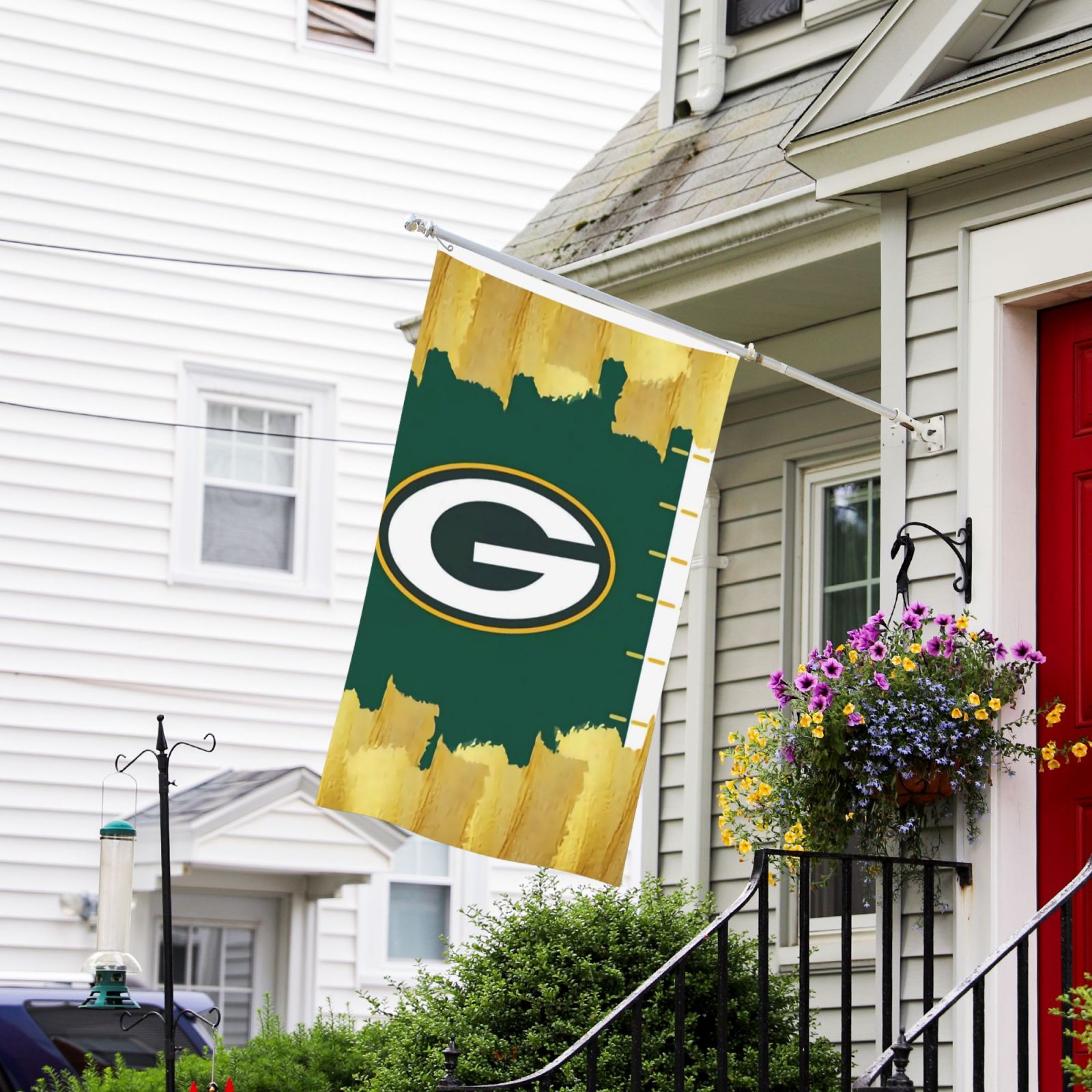 Packers Football Team Double Sided Flag 3x5ft Garden Courtyard ...