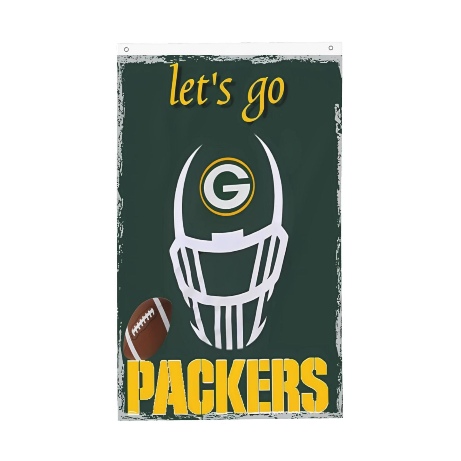 Packers Football Team Double Sided Support Flag 3x5ft Flag ...