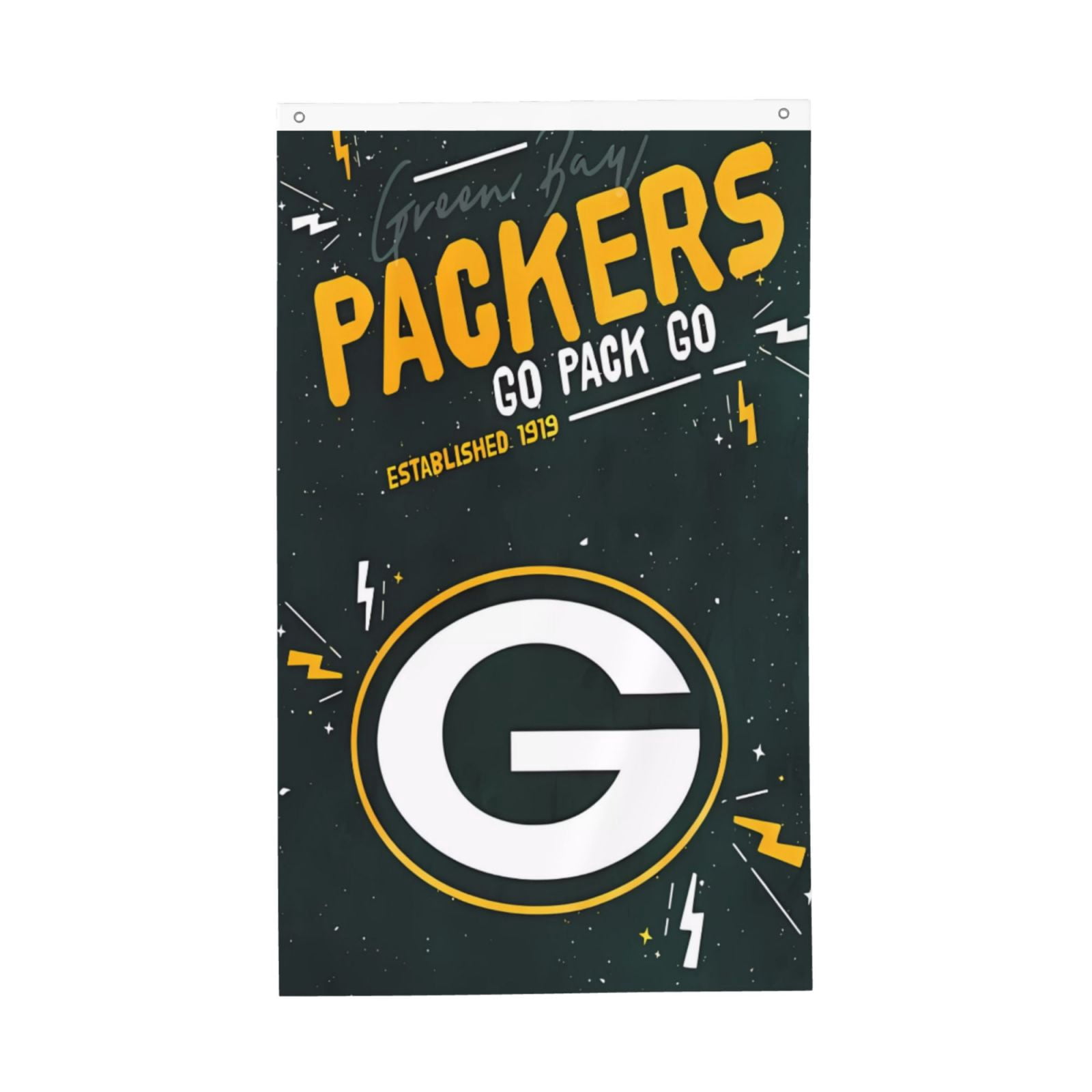 Packers Football Team Double Sided Support Flag 3x5ft Flag ...