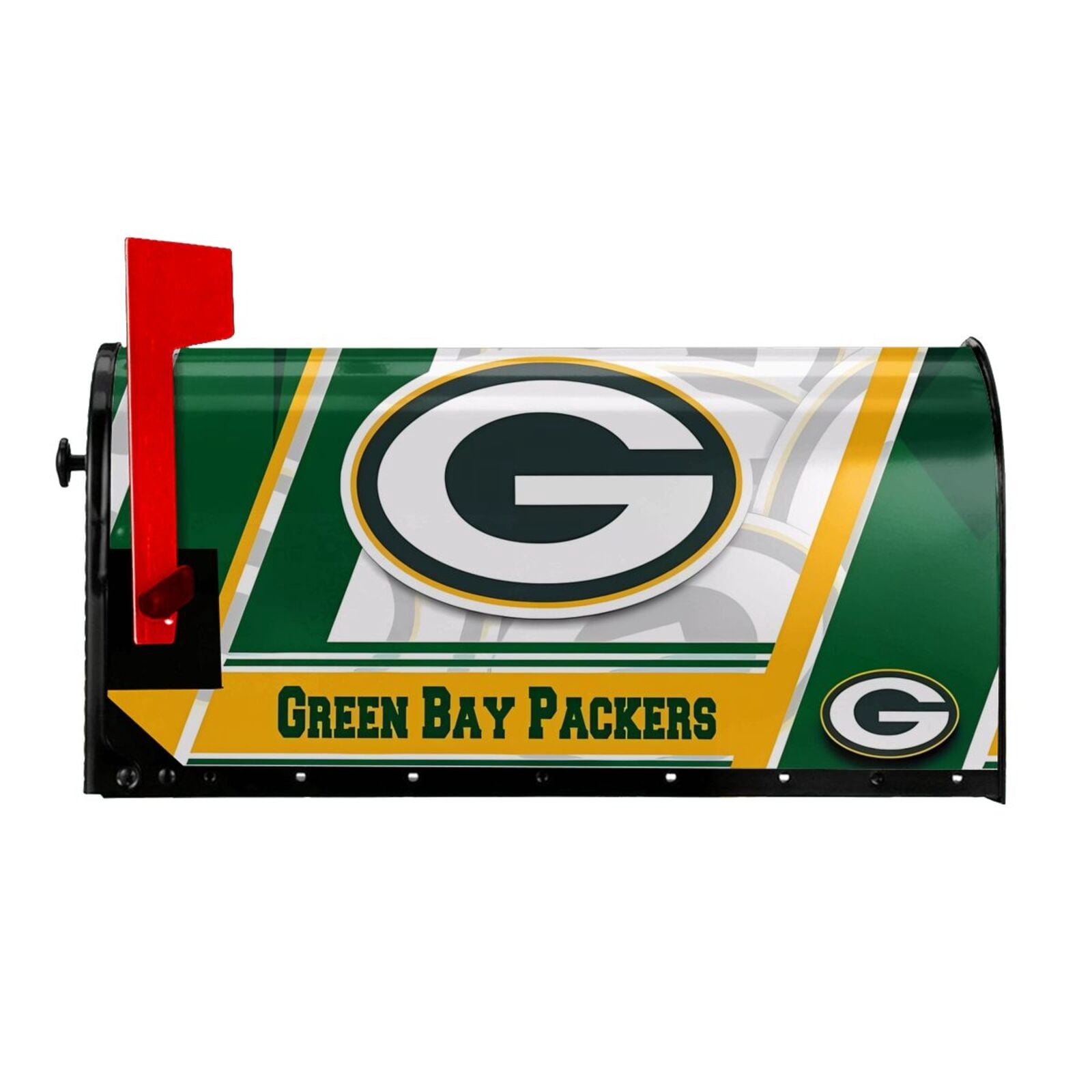 Packers Football Team Pattern Mailbox Cover Magnetic Waterproof 21" x ...
