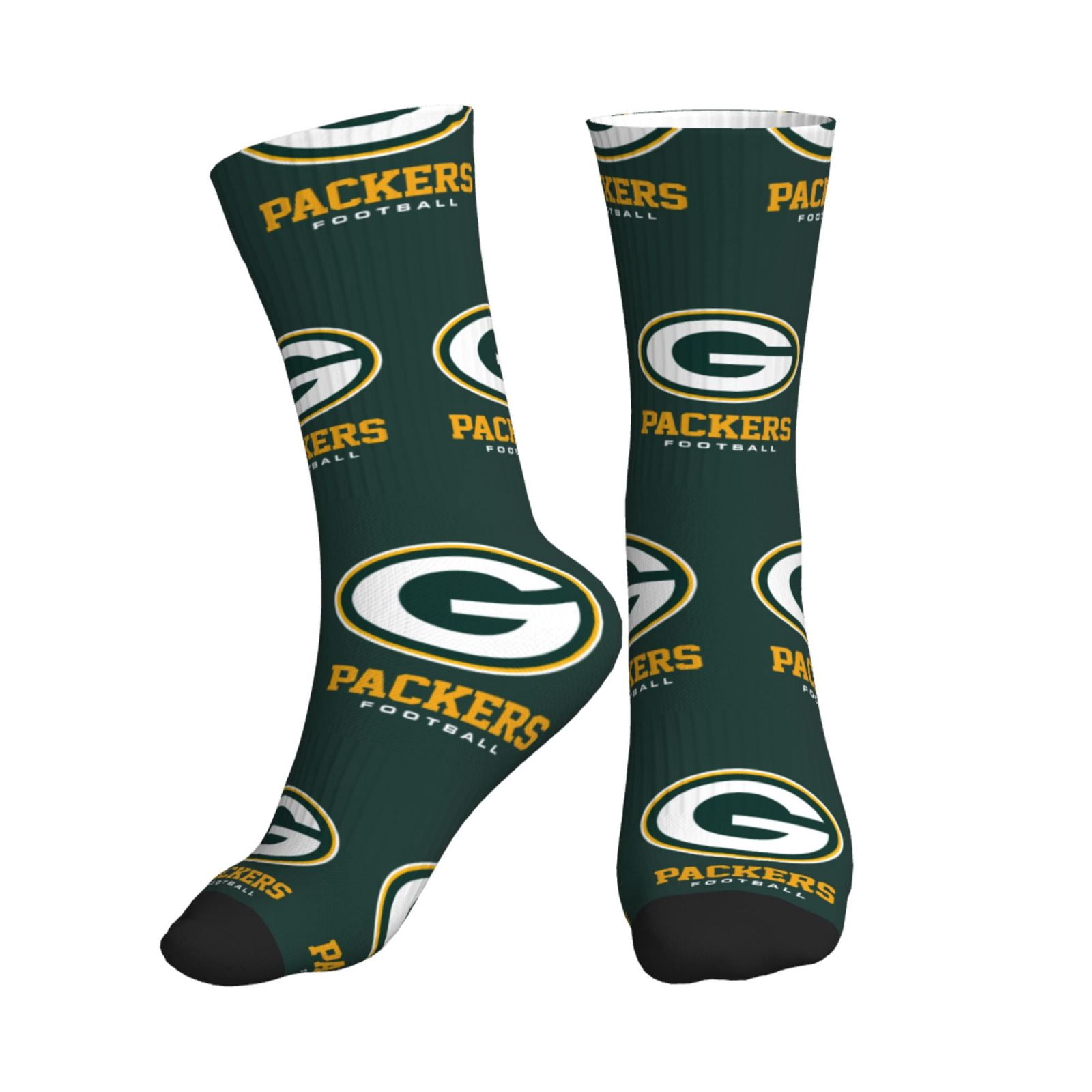 Packers Football Team Printed Mid-Tube Socks for Men and Women Youth ...