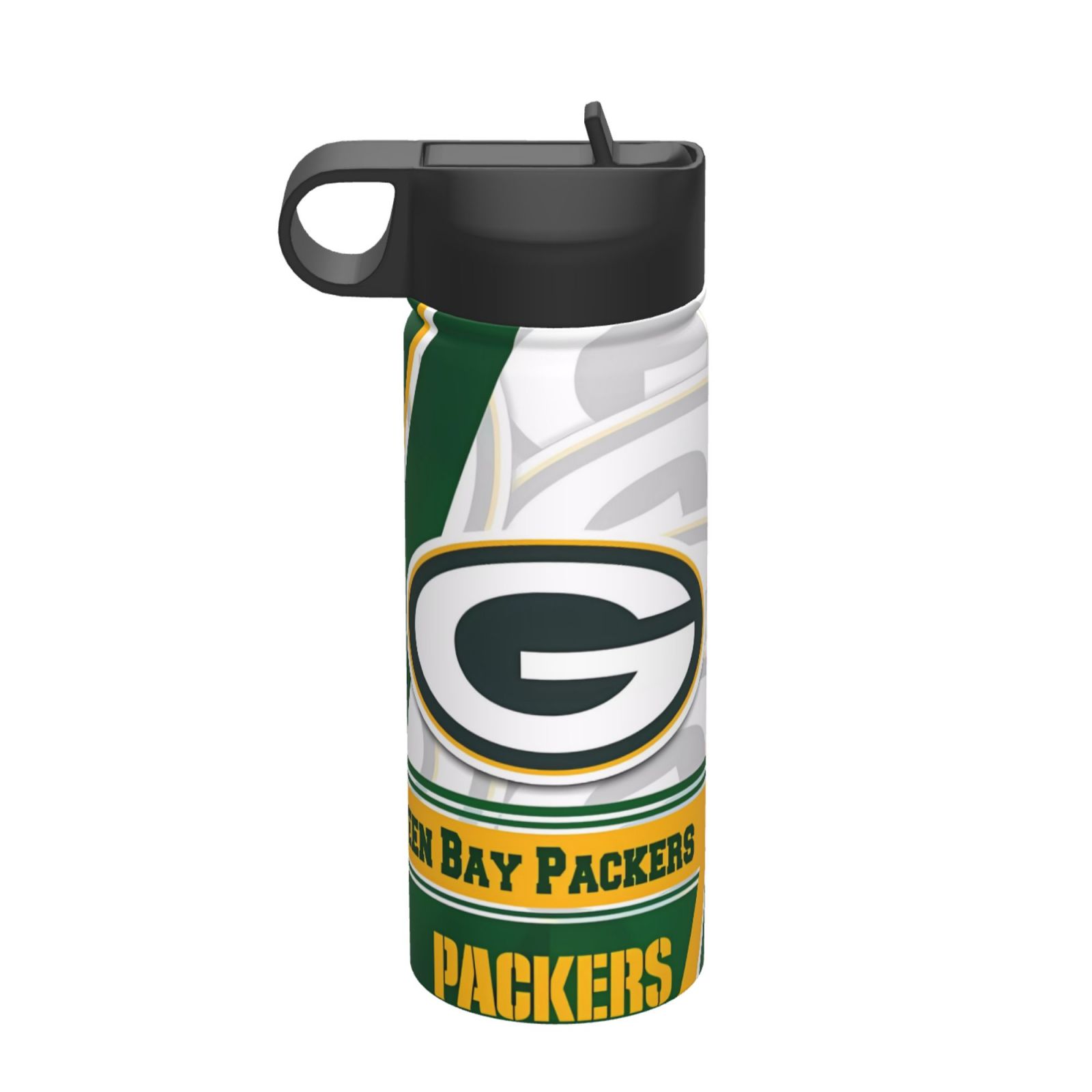 Packers Football Team Sports Insulated Water Bottle Stainless Steel ...
