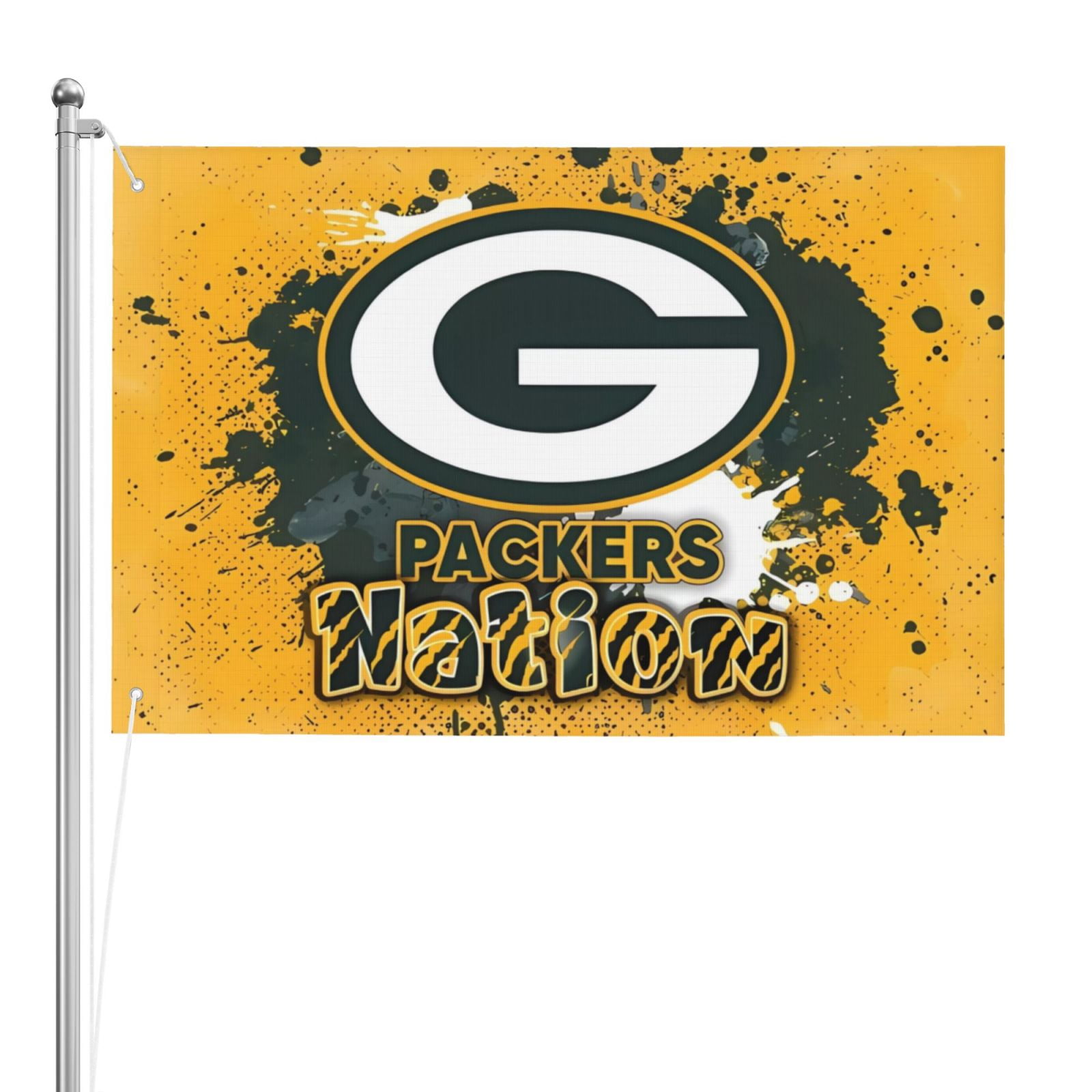 Packers Three Layer personalized Double Sided Flag Football Fans ...