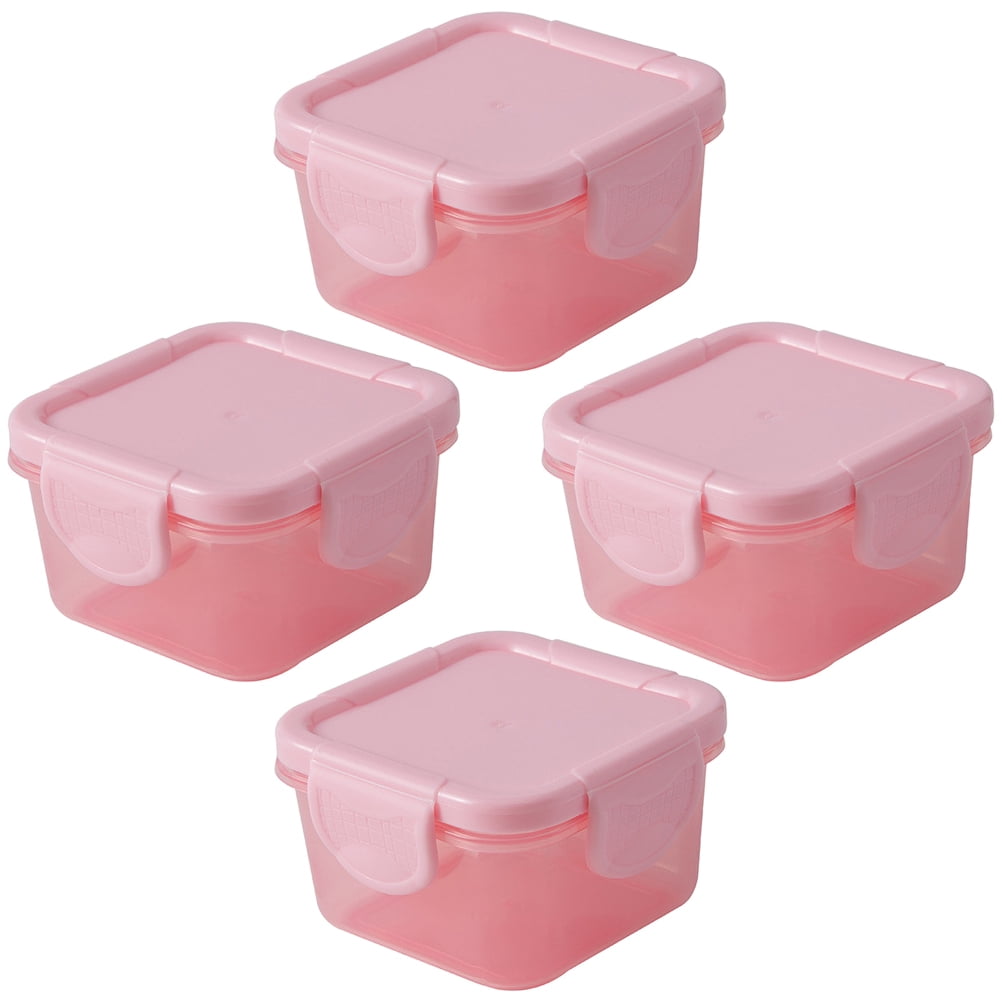 Packing Crisper Food Storage Containers Fridge Baby Pet Small Pink Pp ...