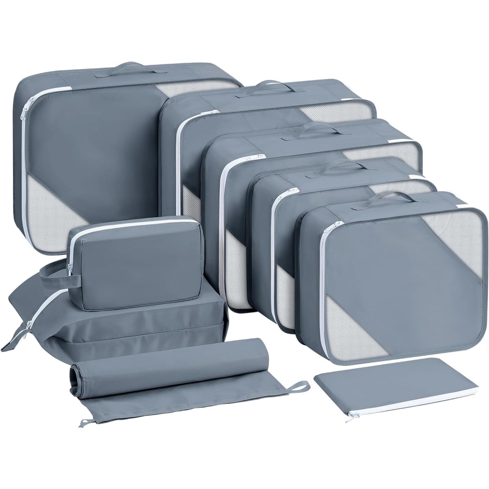 Packing Cubes 9 Set, Travel Organizer Bags for Luggage Lightweight ...