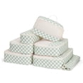Packing Cubes AB-Mint Green Checkerboard 7 Set Travel Organization ...