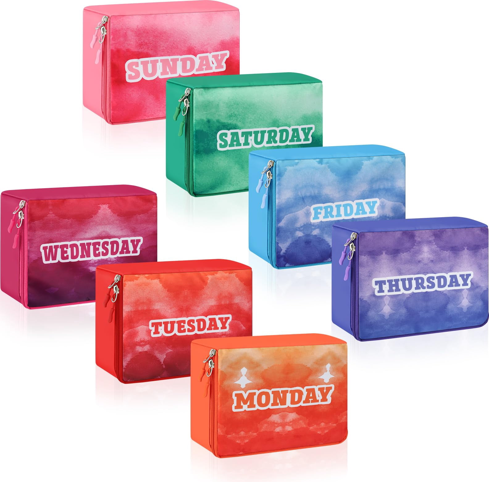 Packing Cubes Gradient 9 x 7 x 3 Inch 7 Count Travel Storage - Walmart.com