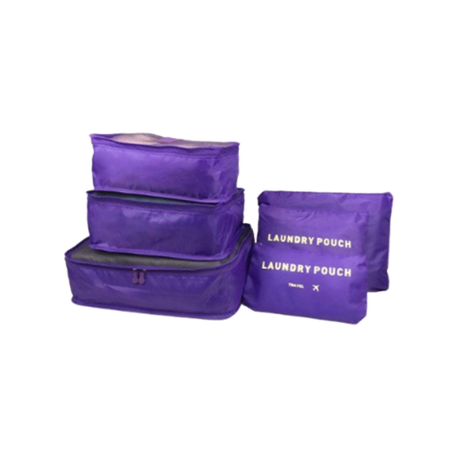 Packing Cubes Travel Bag 6-piece Lightweight Travel Luggage Packing ...