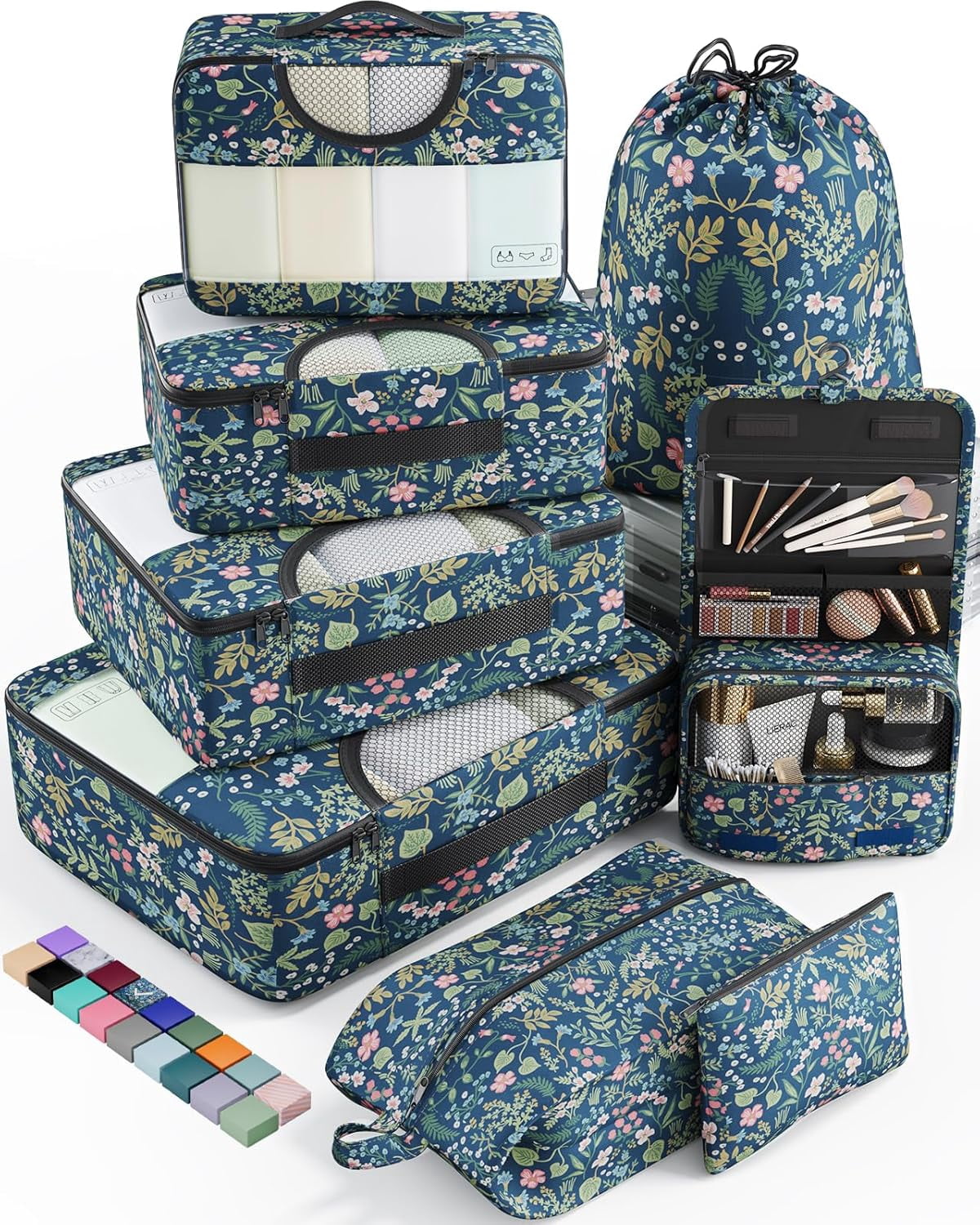 Packing Cubes for Travel Essentials, Suitcase Organizer Bags Set for ...