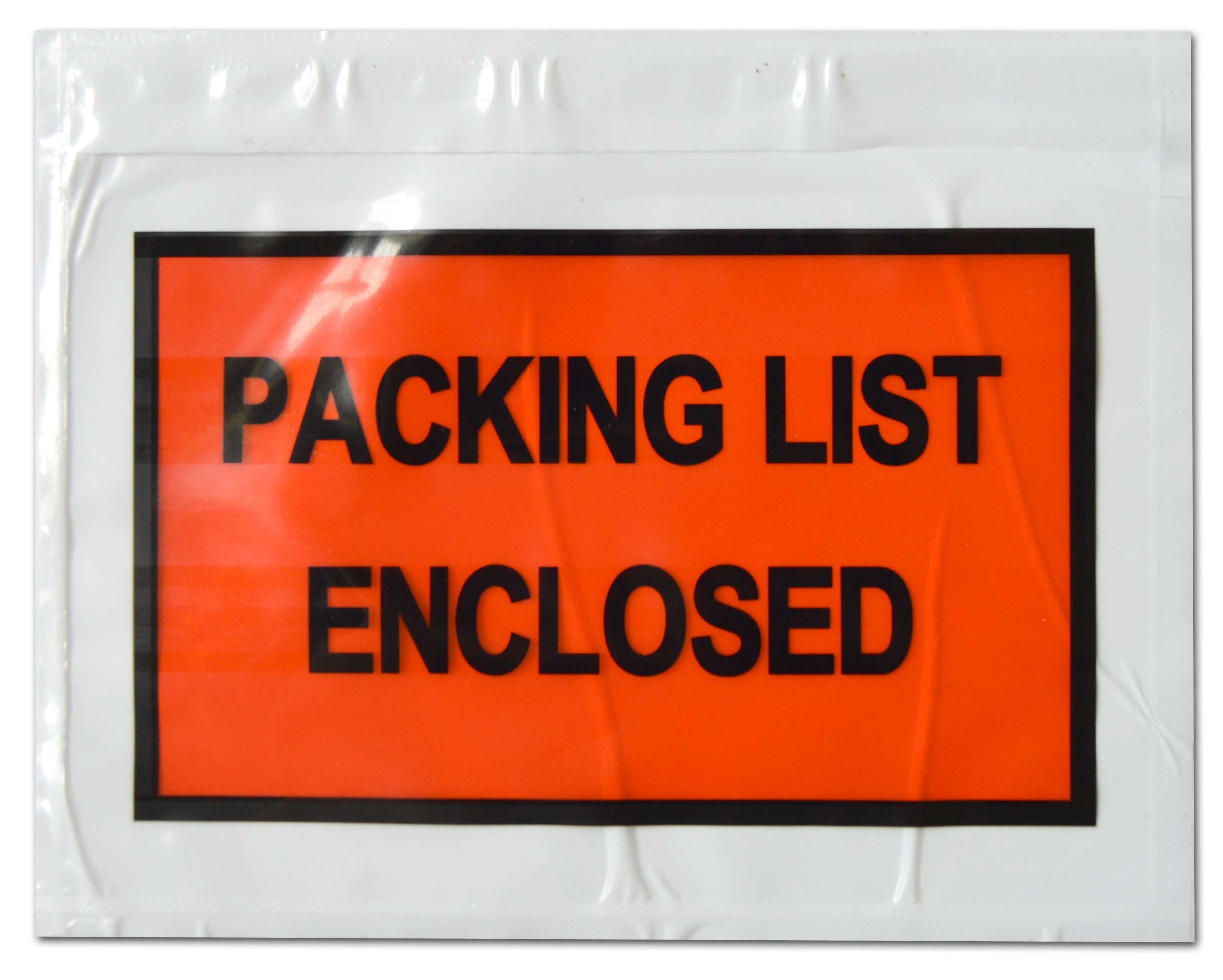 Packing List Pouches Shipping Label Panel/Full Face Enclosed Envelopes ...