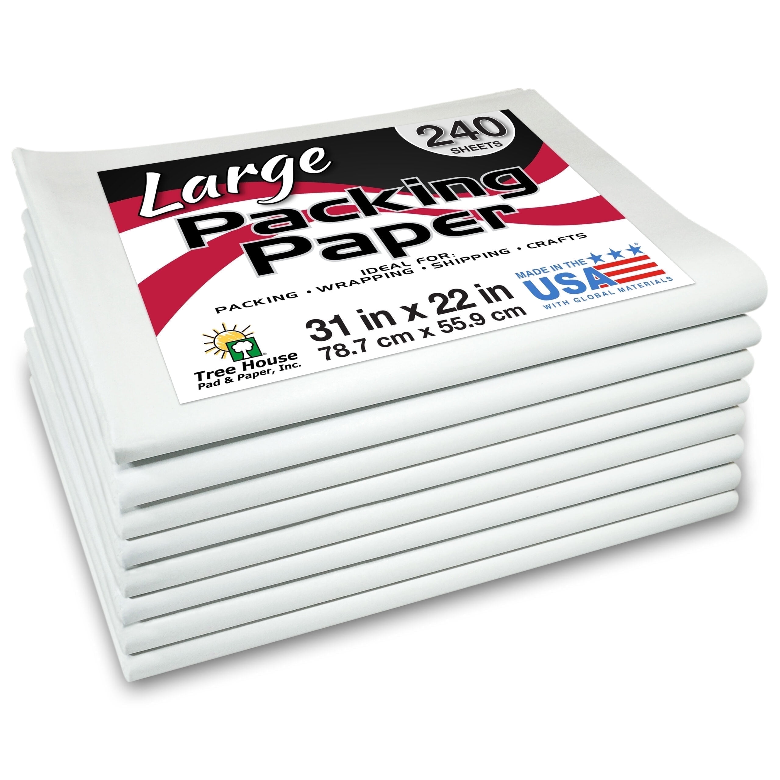 "Tree House Pad & Paper Large Newsprint Packing Material for Moving ...