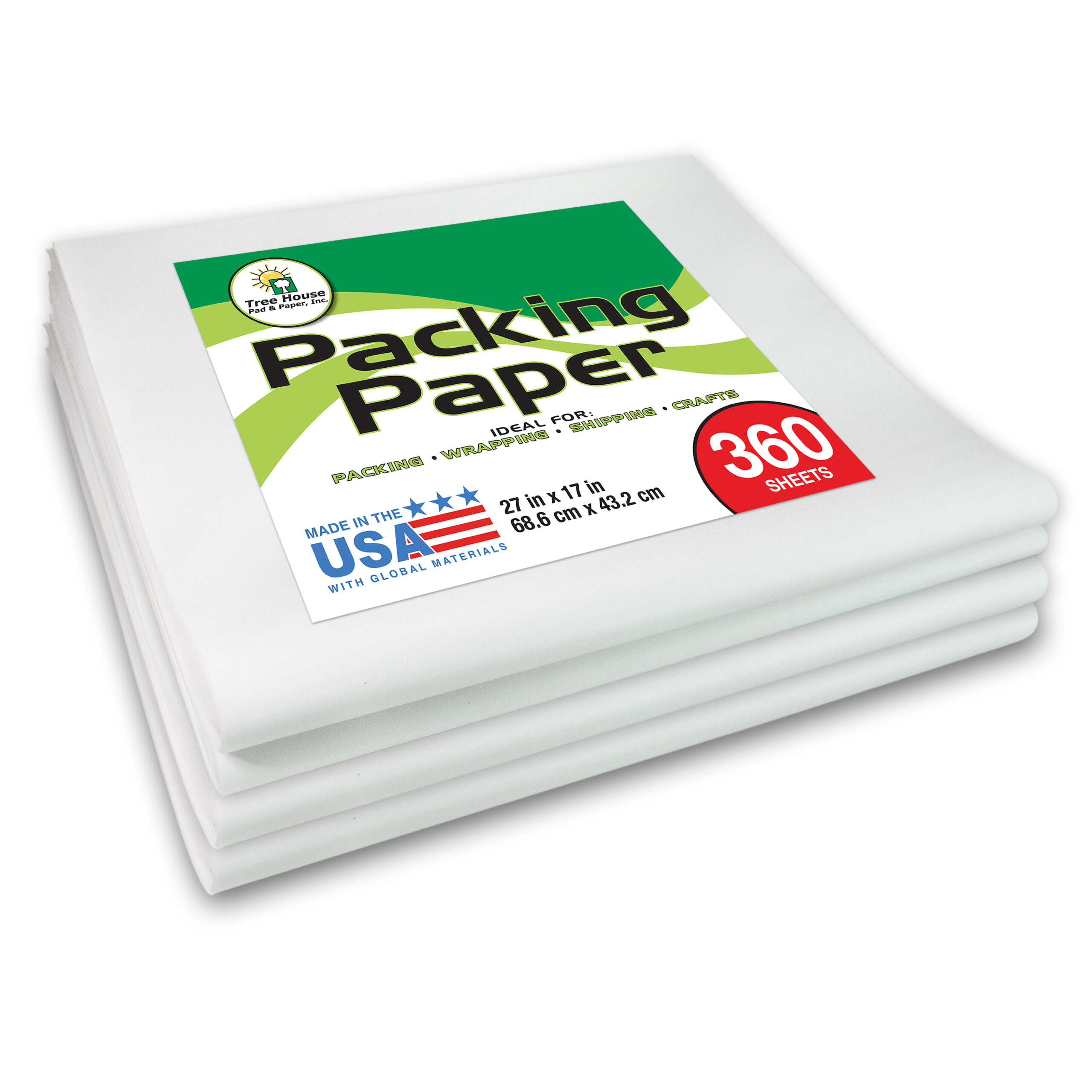 uBoxes Packing Paper 25lbs / 500 sheets Newsprint - Walmart.com