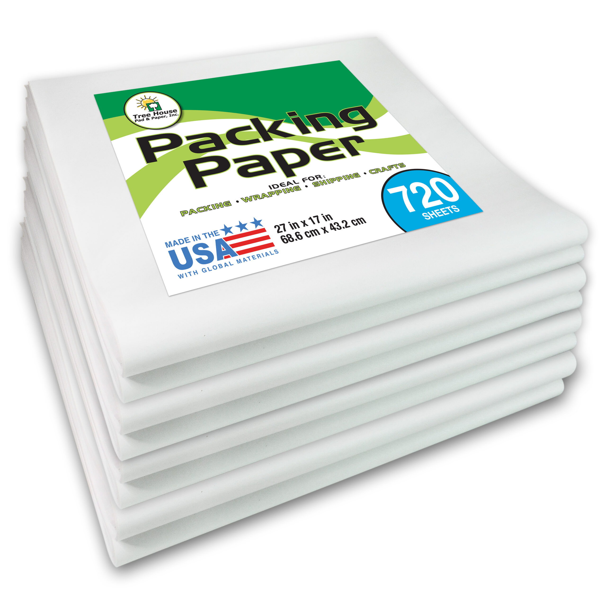 uBoxes Packing Paper 25lbs / 500 sheets Newsprint - Walmart.com