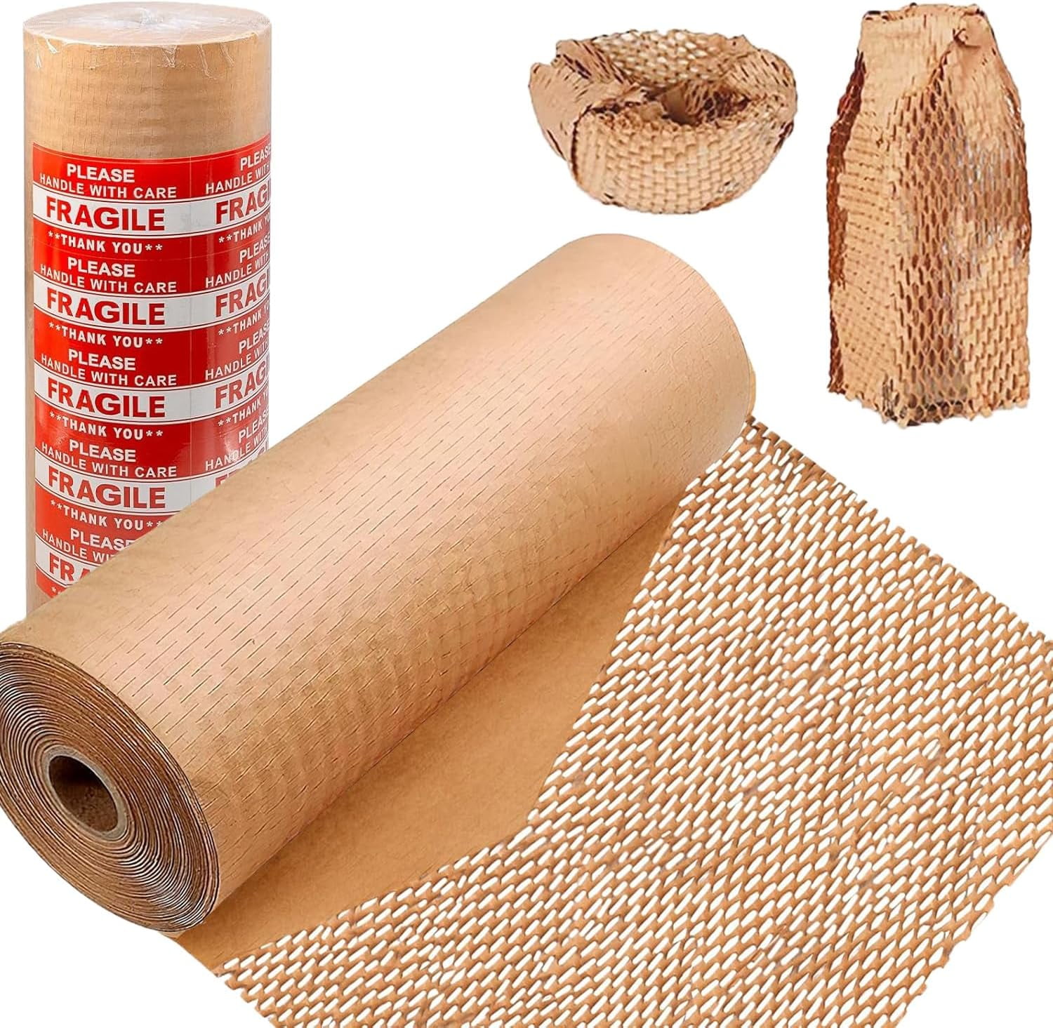 Packing Paper Wrap Sustainable Alternative to Bubble Cushioning Wrap ...