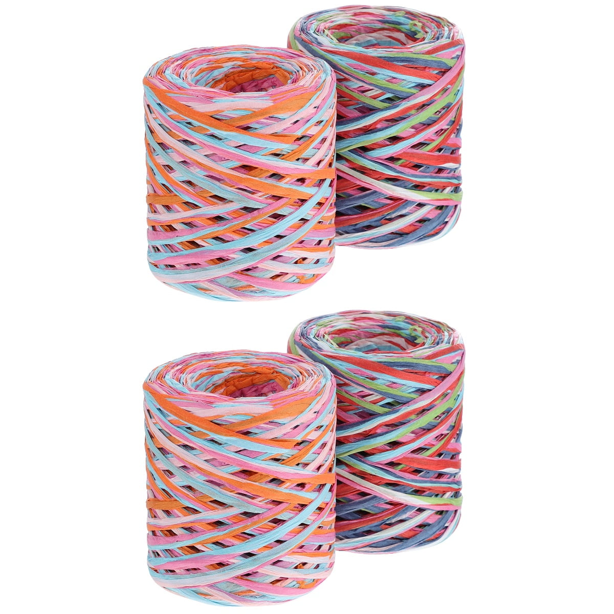 Packing Rope Raffia Twine Braided DIY Paper Ropes Gift Wrapping Ribbon ...