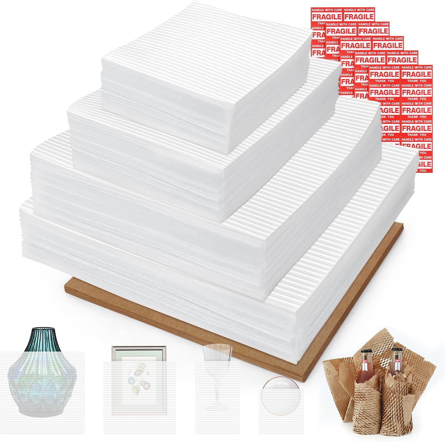 Packing Supplies for Moving (310pack), 4 Size Dish Packing Supplies for ...