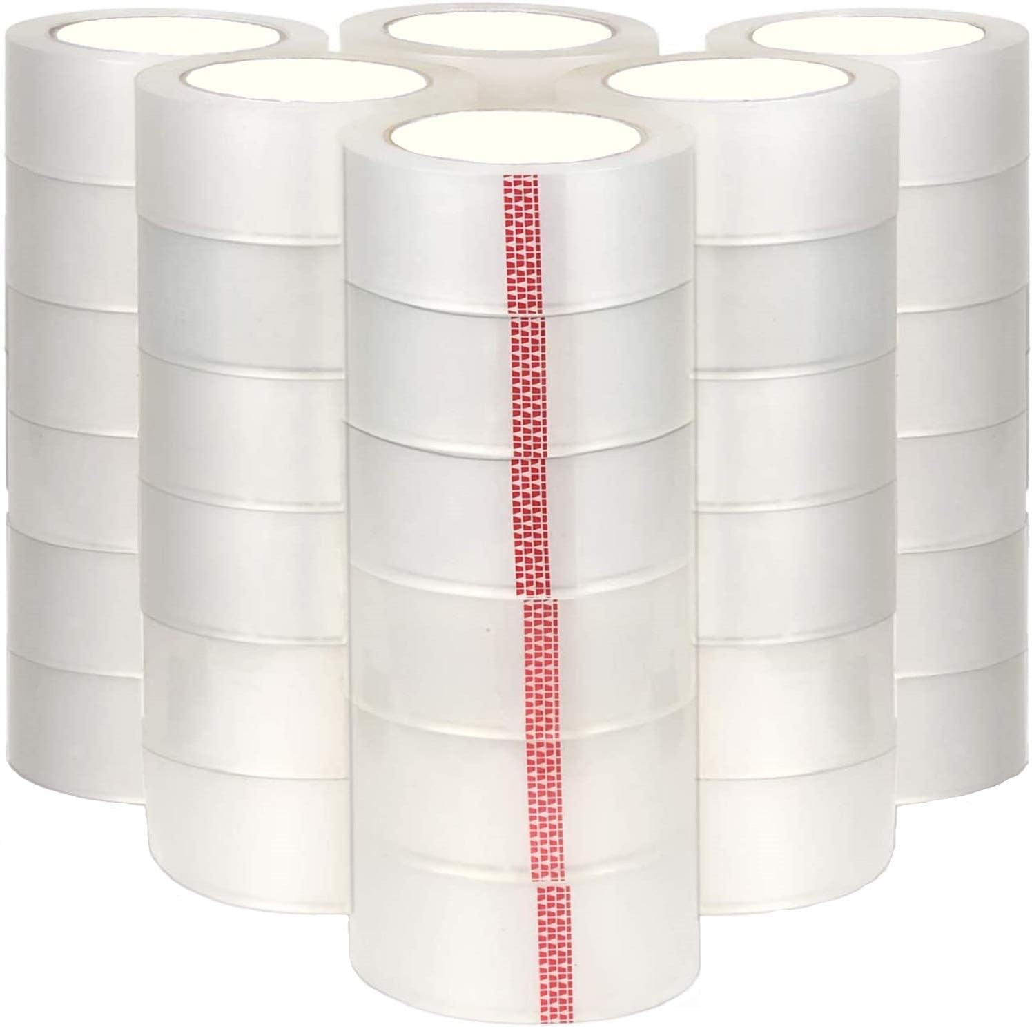Packing Tape, 3 Inch X 110 Yards, 48 Rolls, Clear, 2.3 Mil, 3 Inch Core ...