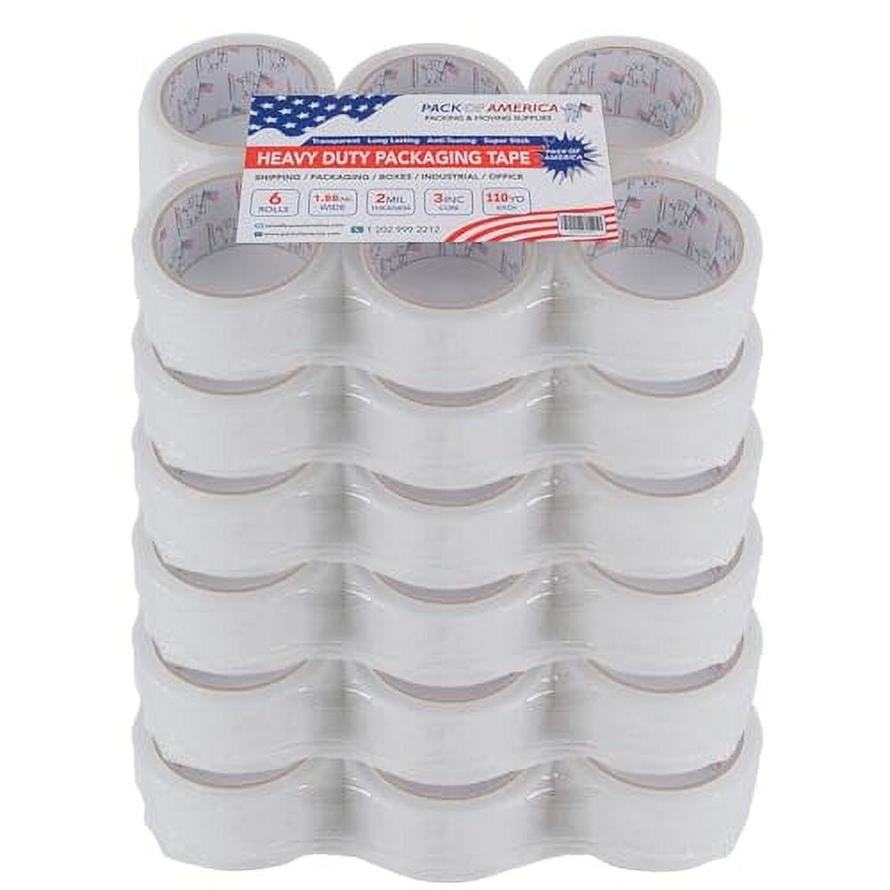 Packing Tape, 36 Rolls 110yd (330 feet) 2 mil Thick 1.88" Width, Ultra ...