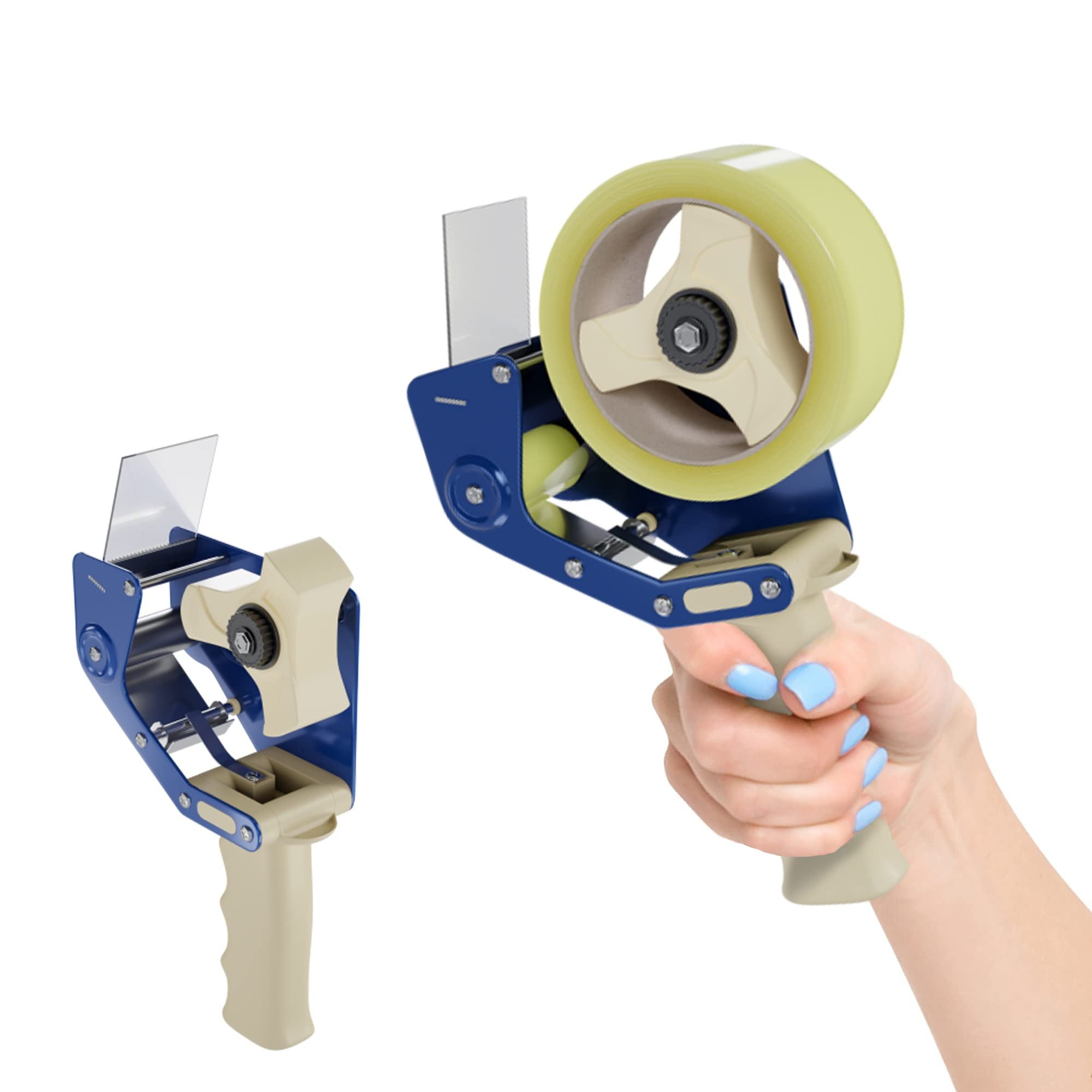 Packing Tape Dispenser Gun, 3 Tape, Side Loading, Blue, Durable ...